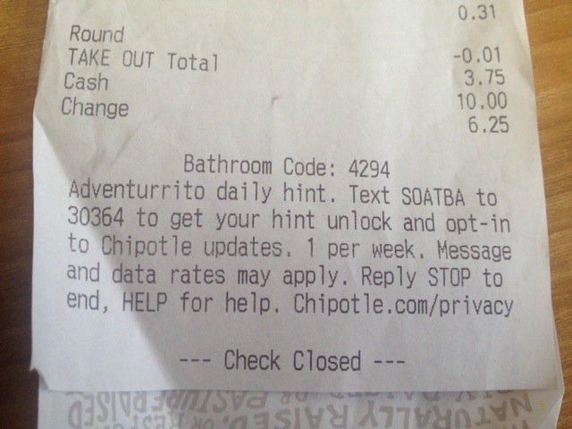 Chipotle Uses Receipt To Promote SMS Call To Action Tatango chipotle-uses-receipt-to-promote-sms-call-to-action-tatango